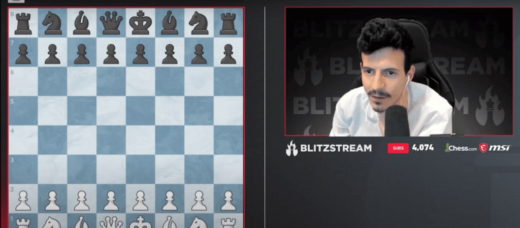 The new and amazing Blitzstream chess streamer