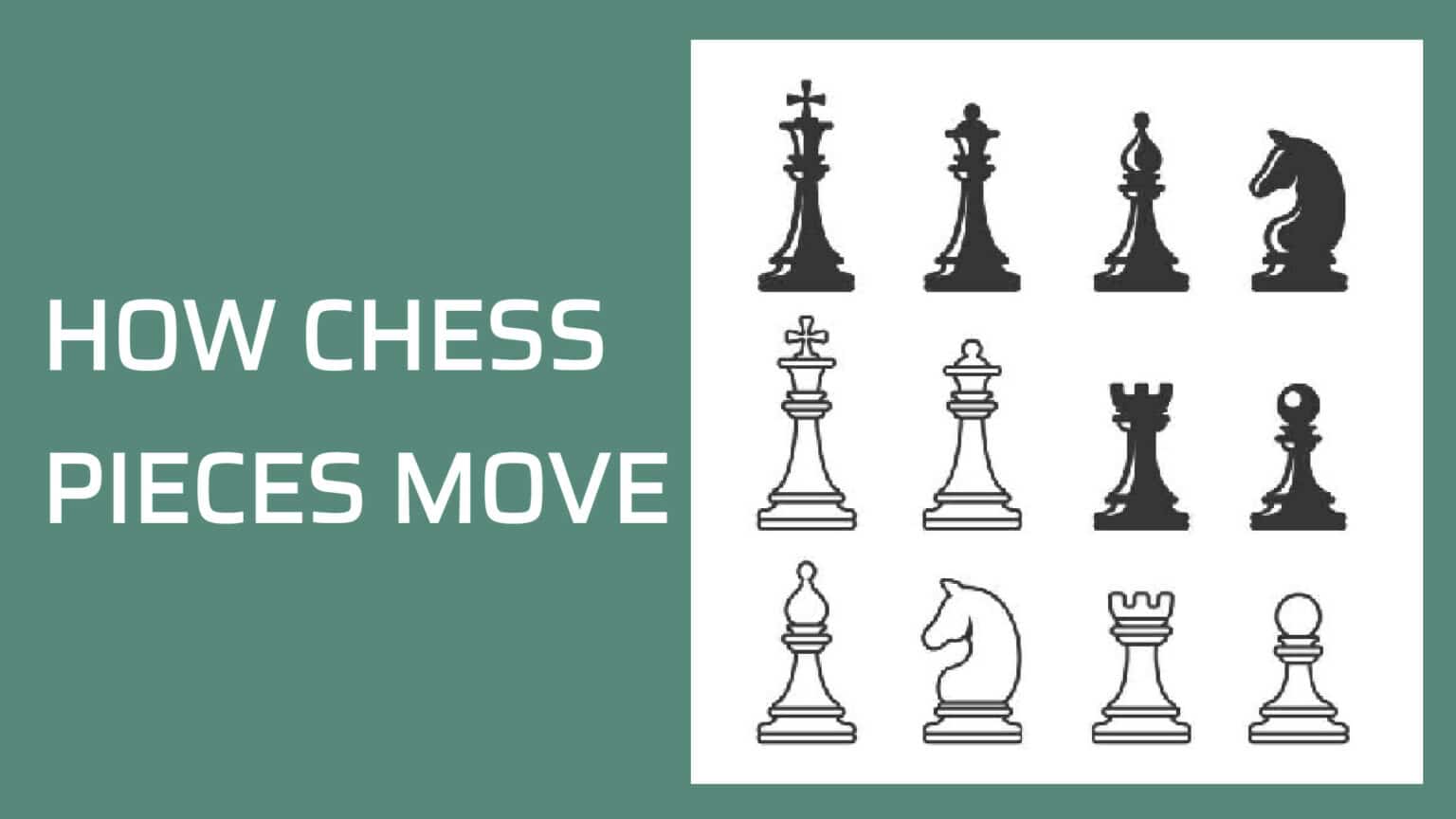Chess Piece Moves : know how to move the 5 piece in the great chess