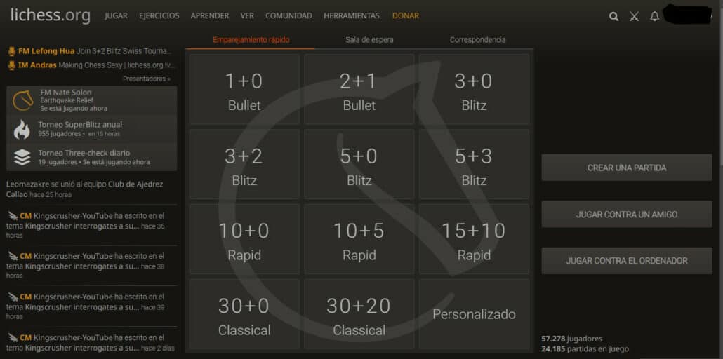 Lichess free online chess: Exclusive and top #1 site free for chess.