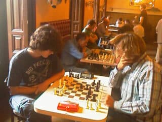 Chess club cafe: The site where you can combine strong coffee and chess ...